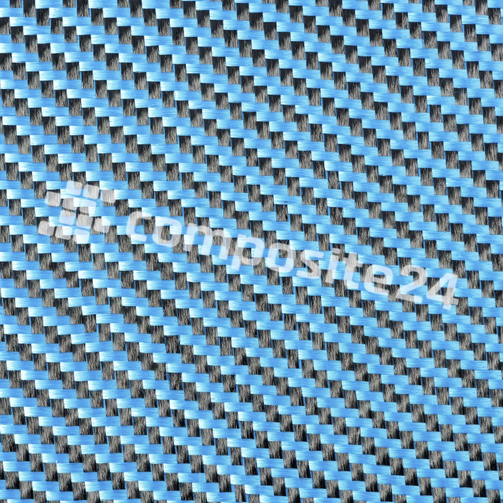 Diolen fabric twill blue 200g/m2 | COMPOSITE24