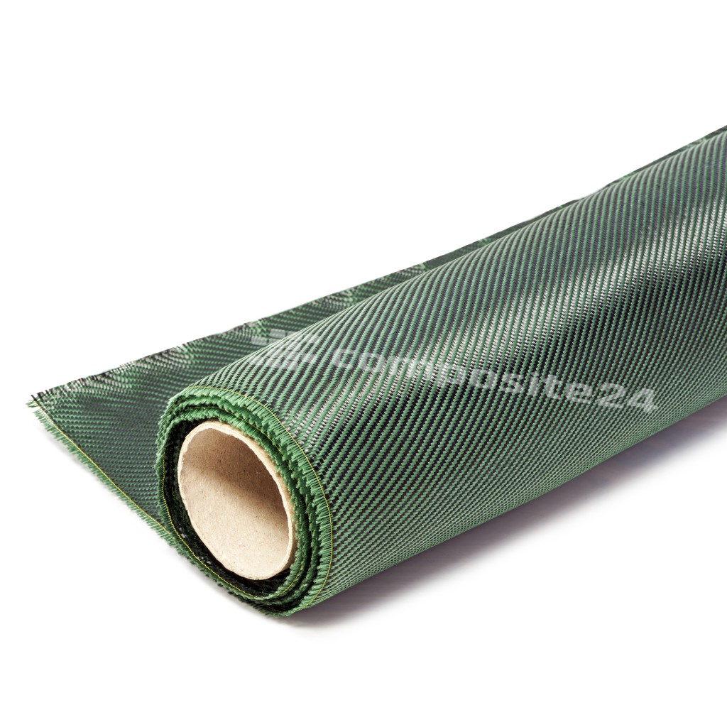 Diolen fabric twill green 200g/m2 | COMPOSITE24