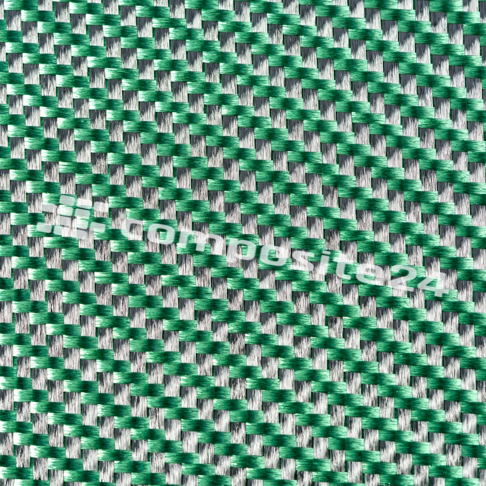 Diolen fabric twill green 200g/m2 | COMPOSITE24